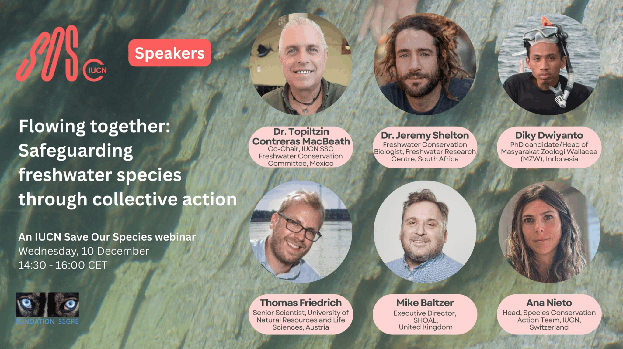 Watch our webinar on safeguarding freshwater species - IUCN SOS
